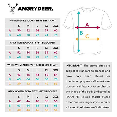 Angry Deer Cookie Monster Face Only Big Eyes Quality XL Womens T-Shirt White