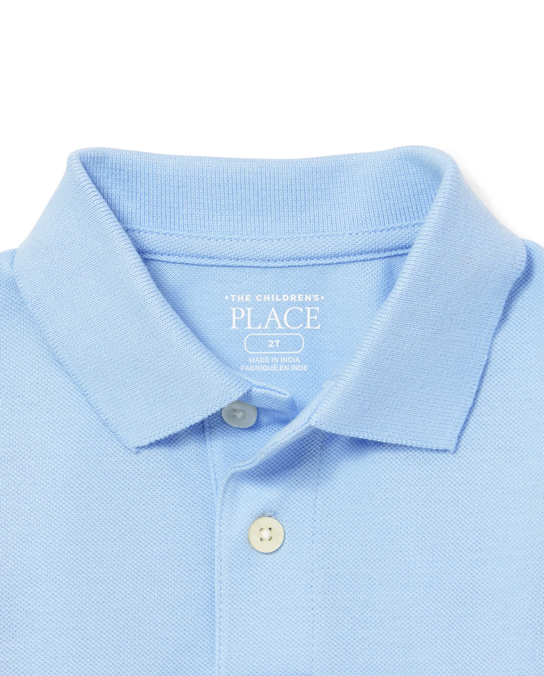 The Children's Place Baby Boys and Toddler Boys Long Sleeve Pique Polo, Brook, 5T