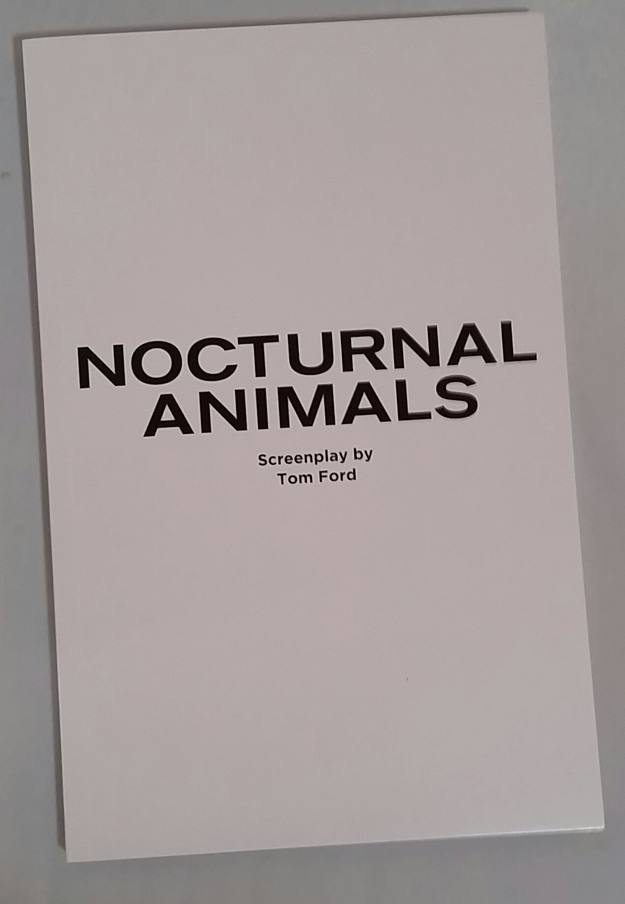 Nocturnal Animals script best original screenplay for your consideration 2016