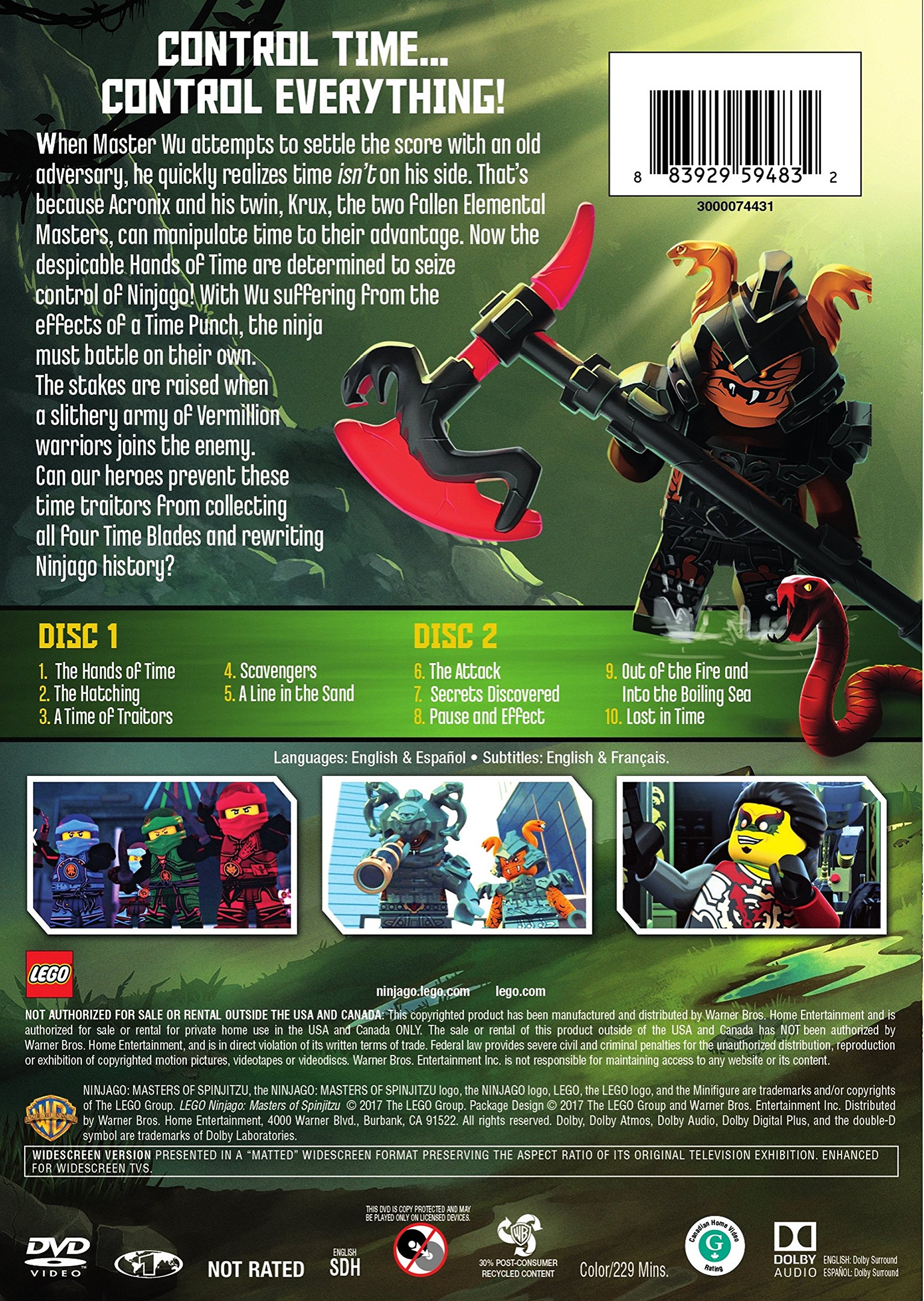 LEGO NINJAGO: Masters of Spinjitzu: Season 7 (DVD)