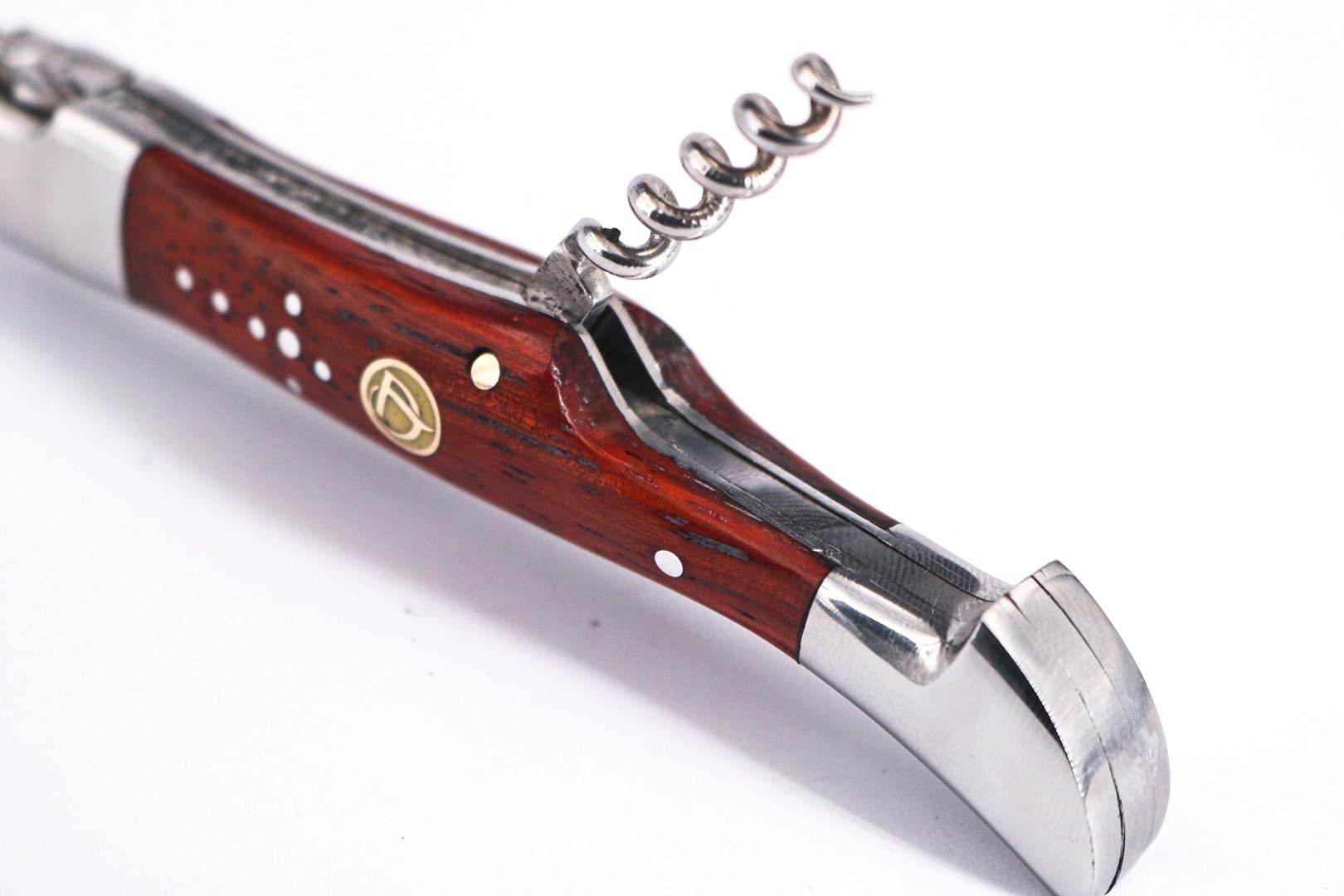 Dura Knives Dk-04 Luxembourg Original French Laguiole Knives Pocket Folding Knife Paddock wood Handle 5.6" Closed