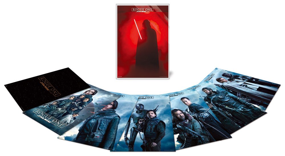 Rogue One Star Wars Story MovieNEX Premium Box Blu-ray + DVD + Digital Copy (Cloud Compatible) + MovieNEX World) (Original Sticker Included)