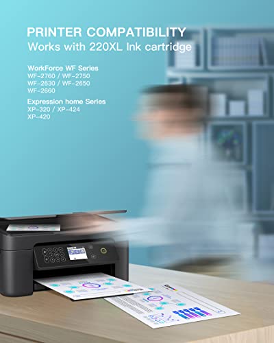E-Z Ink Pro 202XL Remanufactured Ink Cartridge Replacement for Epson 202 XL 202XL T202XL for Epson Expression Home XP-5100 Workforce WF-2860 Printer (4 Packs, Black, Cyan, Magenta, Yellow)