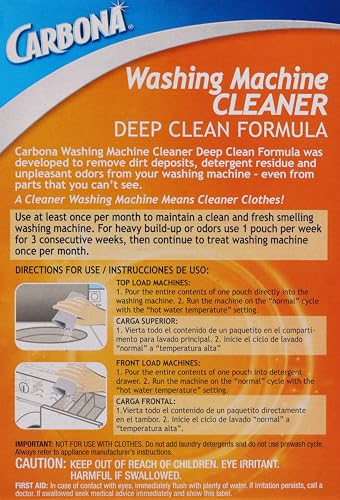 Carbona Cleaner Washing Machine Deep Cleaner, 10.58 oz