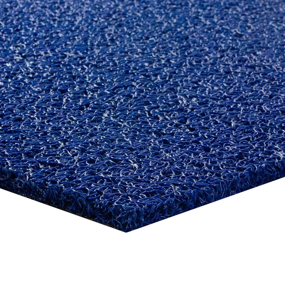 American Floor Mats Vinyl Mesh Heavy-Duty Entrance Green 3' x 6' Scraper Mat Without Backing/Borders - Drainable