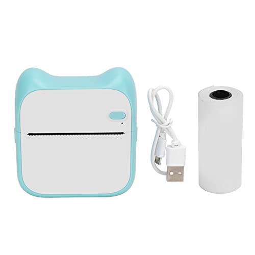 Label Printer,Wireless Printer,Bluetooth Label Printer,Portable Handheld Small Printer 203DPI USB Charging 1000mAh,Inkless,Rechargeable,Mini Wrong Question Printer for iBleem