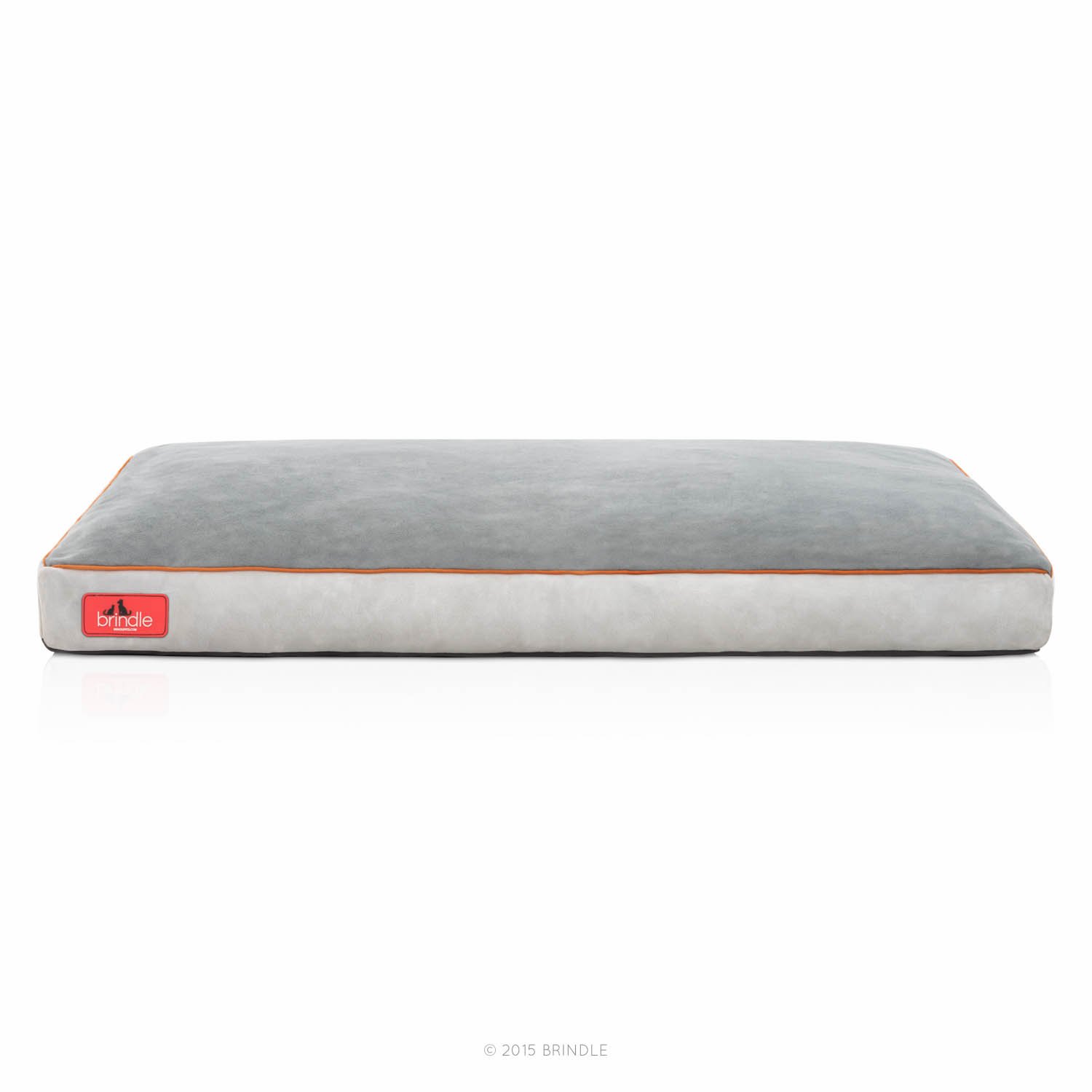 BRINDLE Stone Shredded Memory Foam Pet Bed - Pet Essentials - Orthopedic Design - Pet Crate Compatible - Machine Washable Cover - Indoor Pet Bed for Dogs, Puppies, Cats, and Rabbits - Size Medium