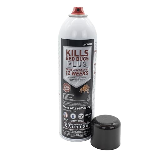 JT Eaton 217 Bed Bug Killer Plus, Non-Staining Water-Based Insect Spray for Indoors (17.5 oz)
