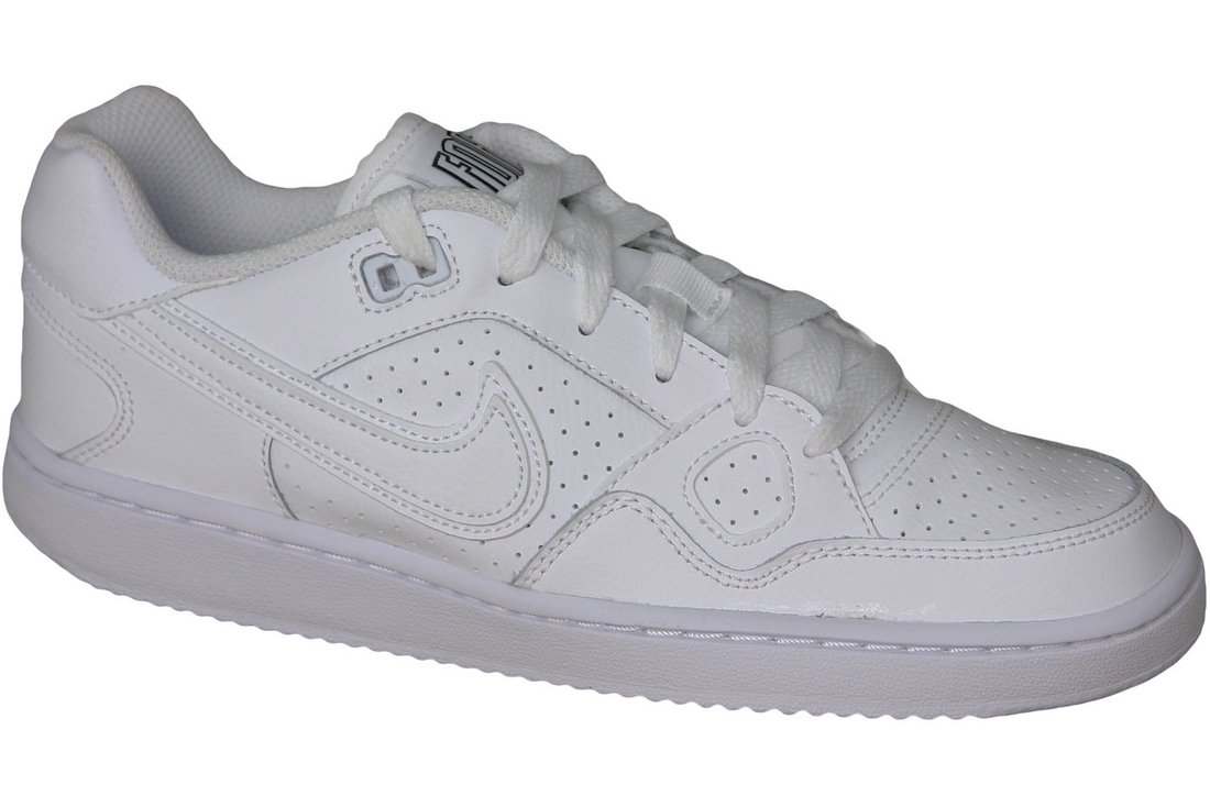 Nike Boys Son of Force Low GS Basketball Shoes, All White, 5.5 Big Kid
