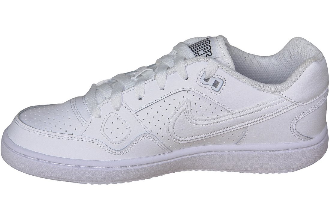 Nike Boys Son of Force Low GS Basketball Shoes, All White, 5.5 Big Kid