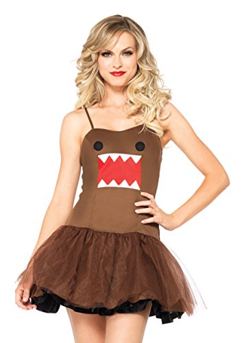 Leg Avenue Women's Domo Tutu Dress Costume, Brown, Small