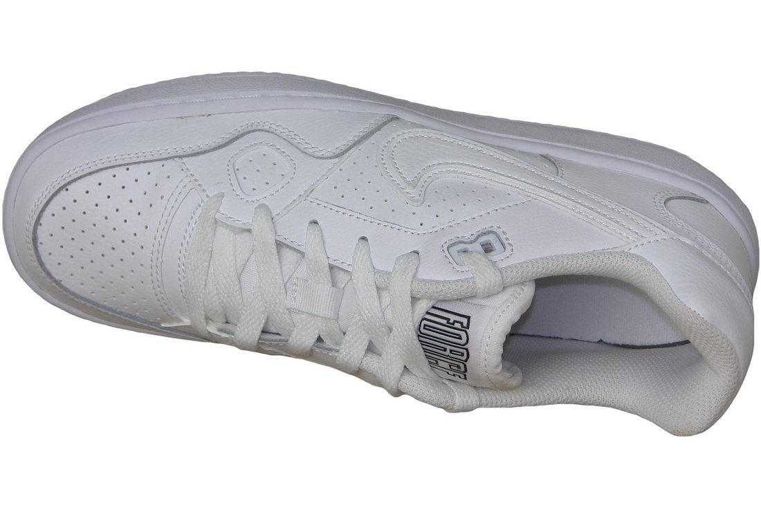 Nike Boys Son of Force Low GS Basketball Shoes, All White, 5.5 Big Kid