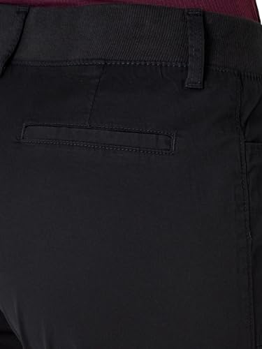 Lee Women's Relaxed Fit Austyn Knit Waist Cargo Capri Pant, Black, 12