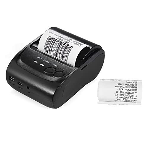 LAOJIA POS-5802DD Mini Portable Wireless USB Thermal Printer Receipt Ticket POS Printing for iOS Android Windows