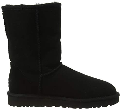 UGG Women's Classic Short Ii Boot, Black, 10