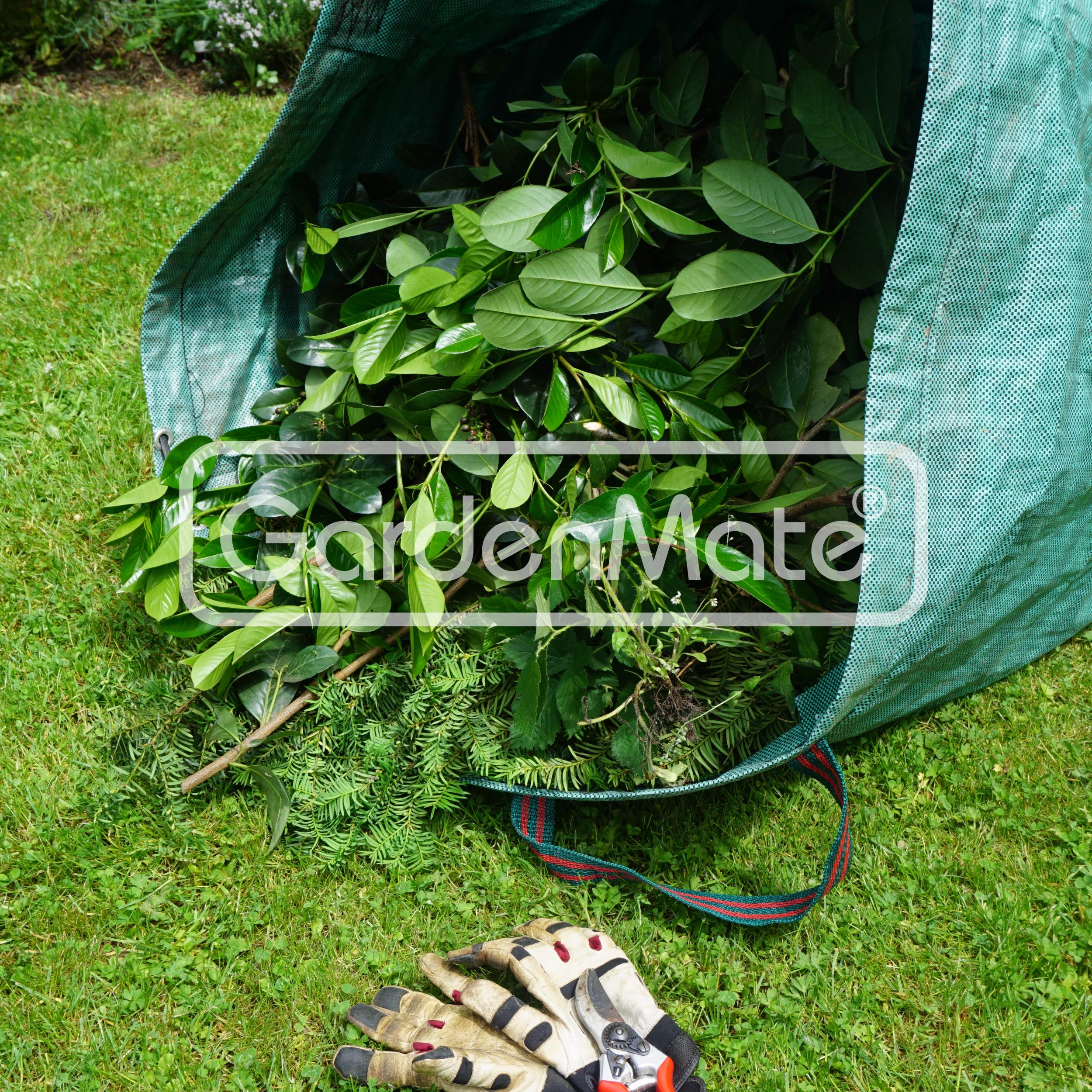 GardenMate 2-Pack 132 Gallons Reusable Garden Waste Bags (H34, D34 inches) - Yard Waste Bags