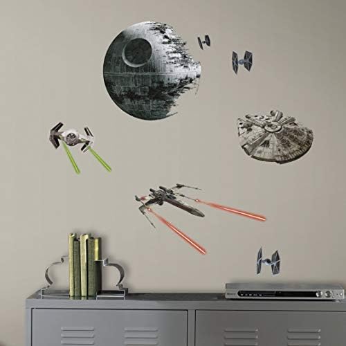 RoomMates Star Wars Classic May The Force Peel and Stick Wall Decals by RoomMates, RMK3011SCS, 35" x 9"