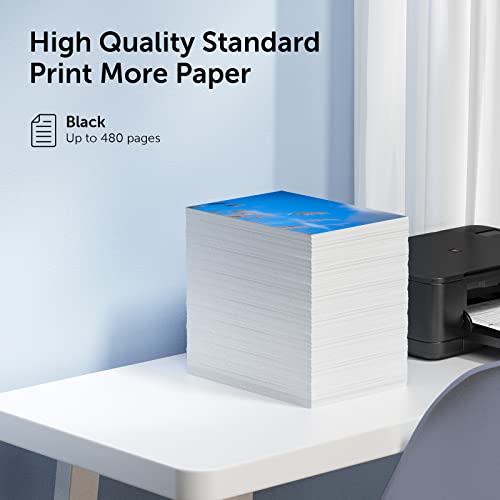 65XL Black Ink Cartridge Replacement for HP Ink 65 Work with HP DeskJet 3755 3700 2655 3720 2655 2624 Envy 5055 5000 5058 5052 AMP 100 120 Printer High Yield (2 Black) Remanufactured