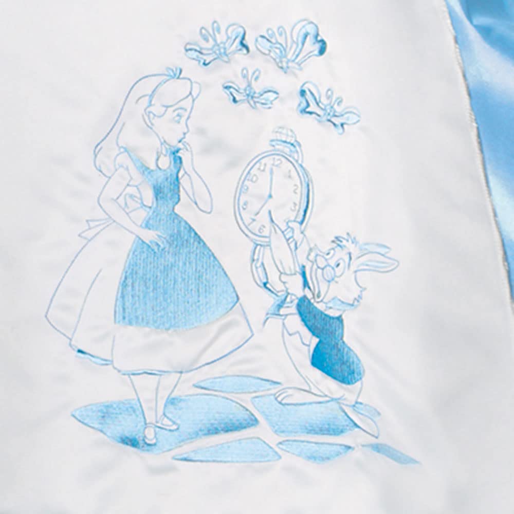 Disguise Costumes Women's, Official Disney Alice in Wonderland Costume Outfit with Headband, As Shown, Small (4-6)
