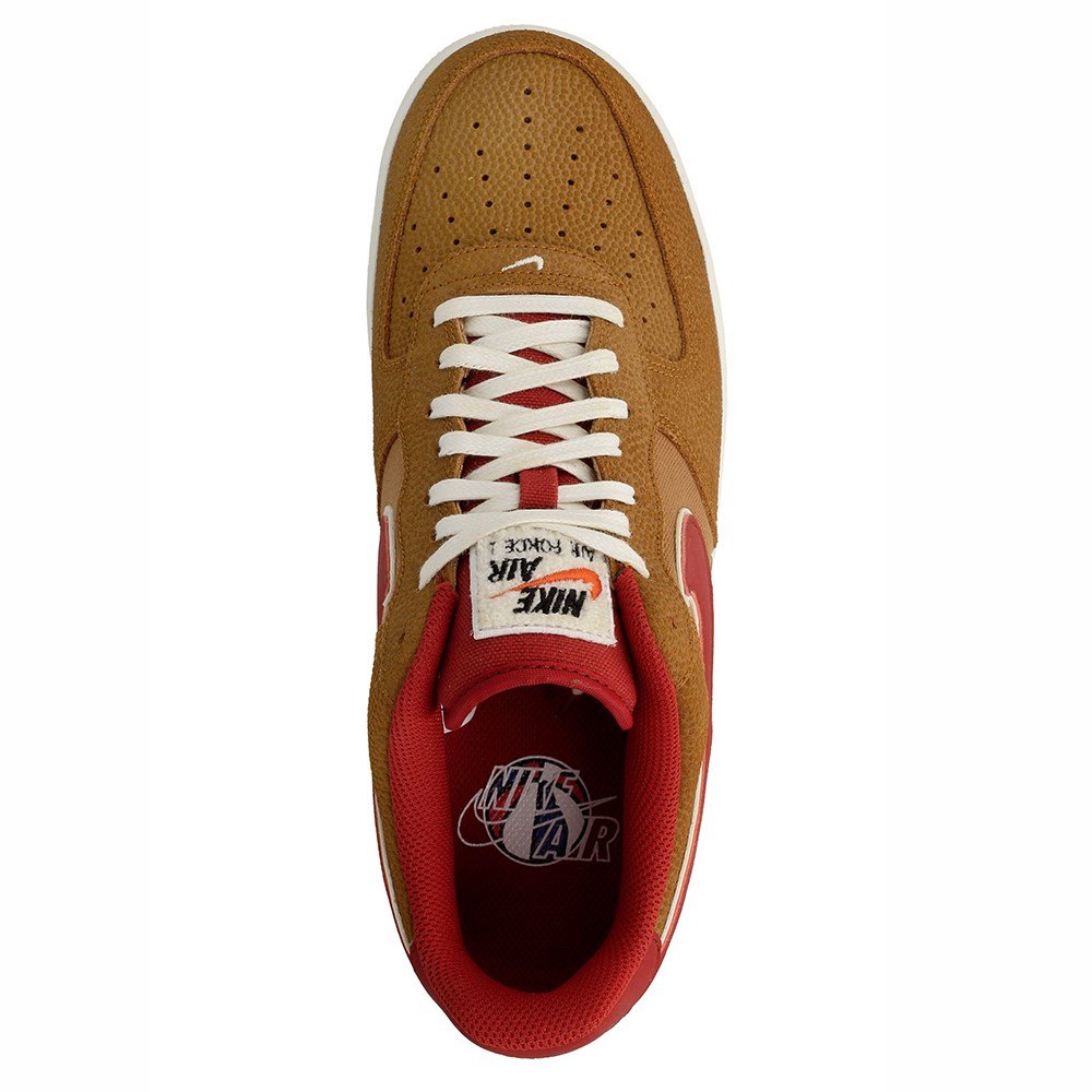NIKE - Air Force 1 07 LV8-718152206 - Color: Brown-Red - Size: 10.5
