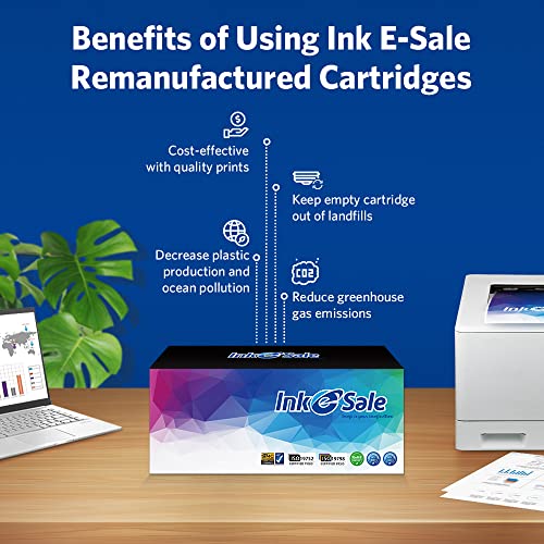 INK E-SALE Compatible Toner Cartridge Replacement for HP 410A 410X CF410A CF411A CF412A CF413A Toner 4PK Set for HP Color LaserJet Pro M452dn M452dw M452nw MFP M477fdw M477fnw M477fdn M377dw Printer