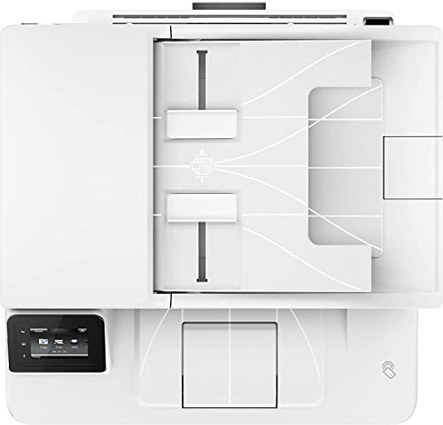 HP Laserjet Pro MFP M227fdw All-in-One Wireless NFC Monochrome Laser Printer - Print Scan Copy Fax - 30 ppm, 1200x1200 dpi, 8.5x14, Auto Duplex Printing, 35-Sheet ADF, Cbmou External Webcam