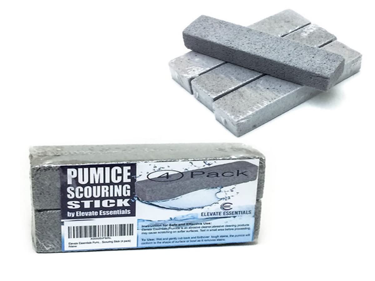 Elevate Essentials Pumice Stone Scouring Stick (4 pack)