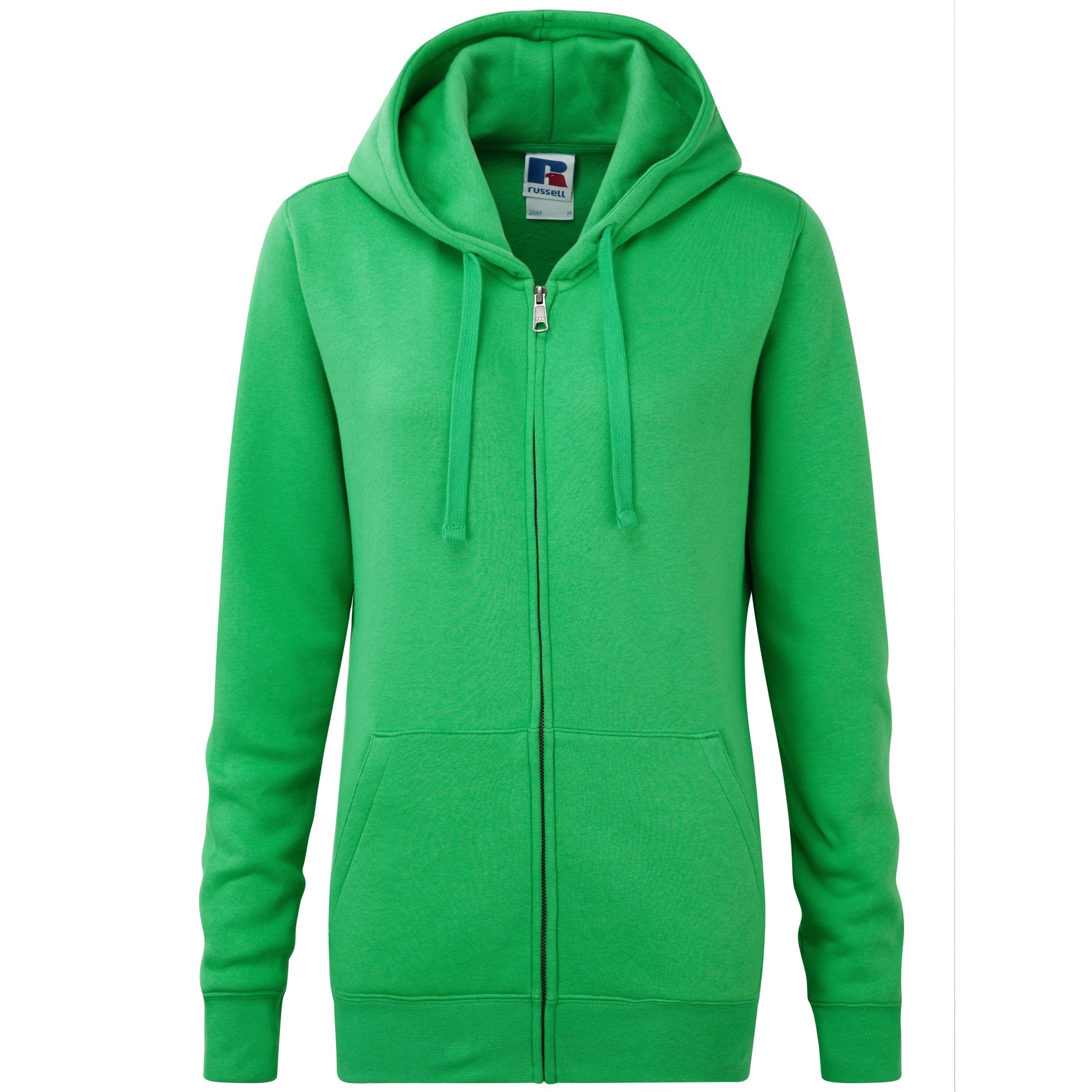 Russell Ladies Premium Authentic Zipped Hoodie (3-Layer Fabric) (M) (Classic Red)