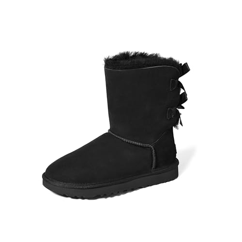 UGG Women's Bailey Bow Ii Boot, Black, 10