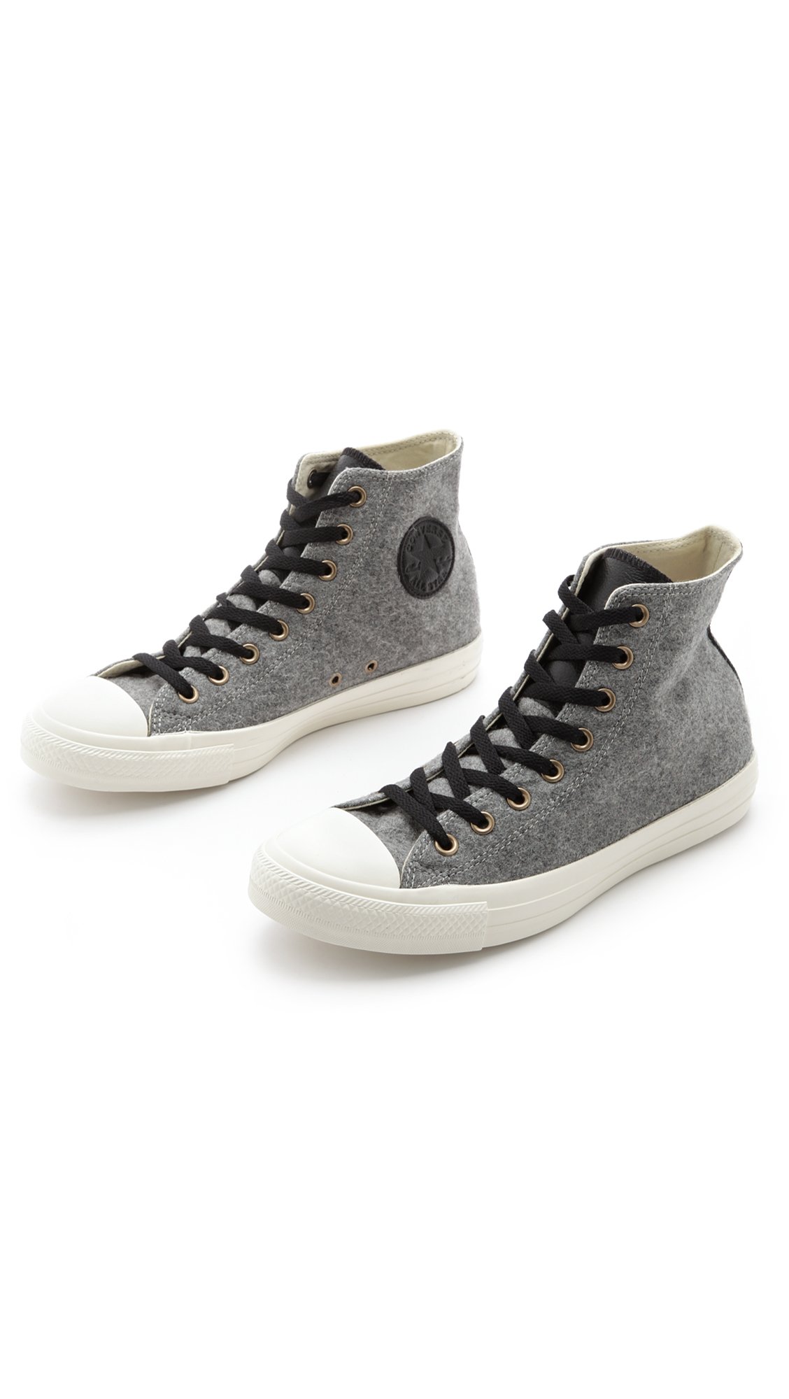 Converse Chuck Taylor All Star Menswear Hi Shoes, Size: 8 D(M) US Mens / 10 B(M) US Womens, Color: Gray