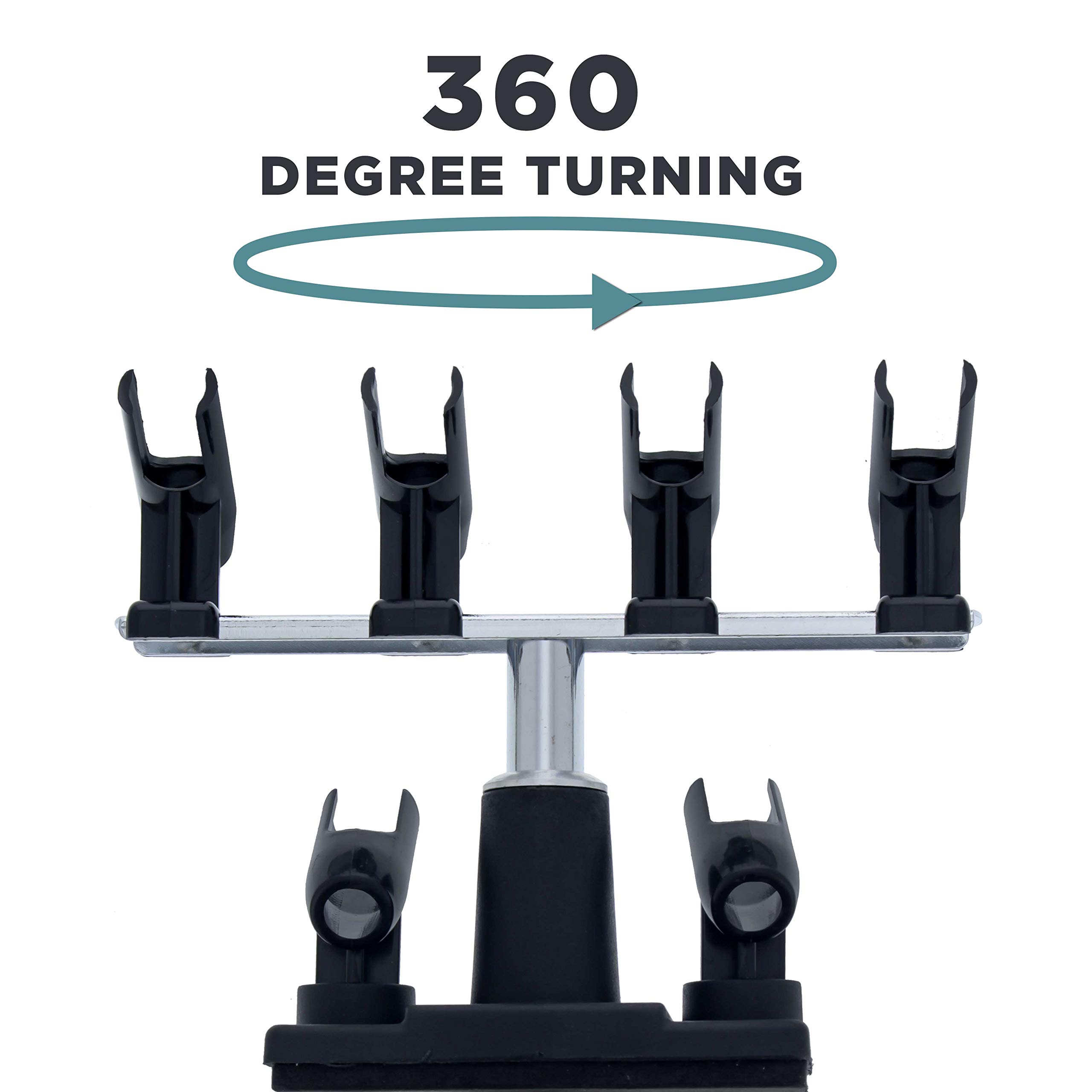 Master Airbrush Universal Clamp-On 6-Airbrush Holder - Airbrush Accessories & Supplies for Garage or Workspace