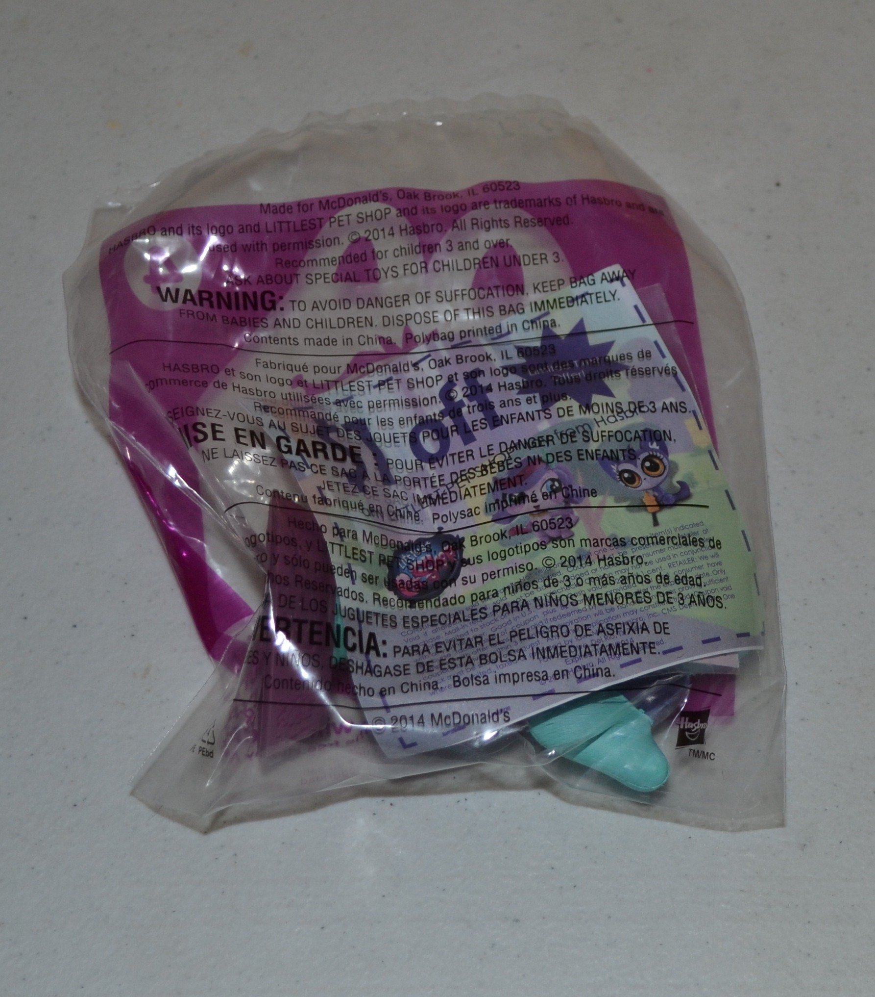 Mcdonalds Littlest Pet Shop Penny Ling #4 Toy From 2014