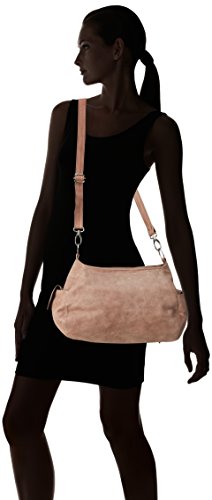 Piel Leather Top-Zip Shoulder Bag Cross Body Hobo, Toffee, One Size