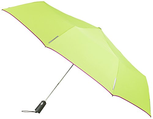 totes Trx Auto Open and Close Titan XL Umbrella, Apple Green/Strawberry Trim, One Size
