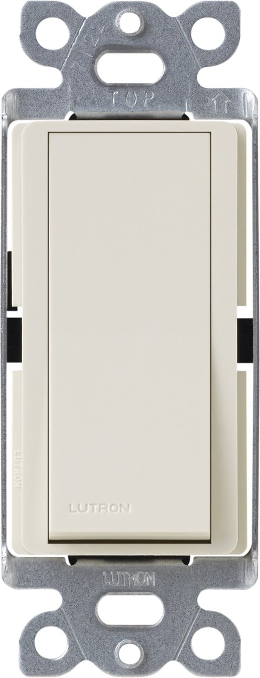 Lutron Claro 15 Amp On/Off 4-Way Switch, CA-4PS-LA, Light Almond