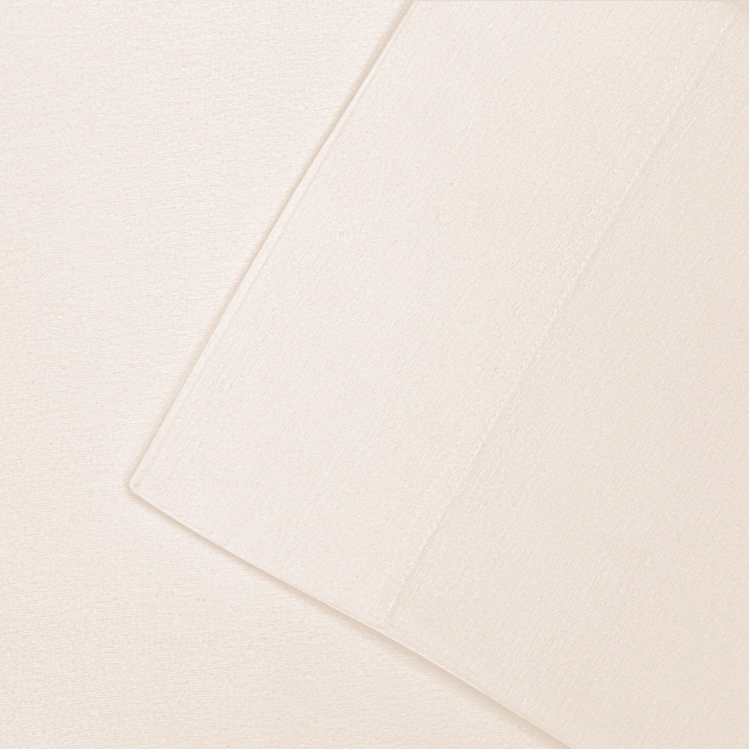 SUPERIOR Flannel-SH Sheet Set, Full, Ivory