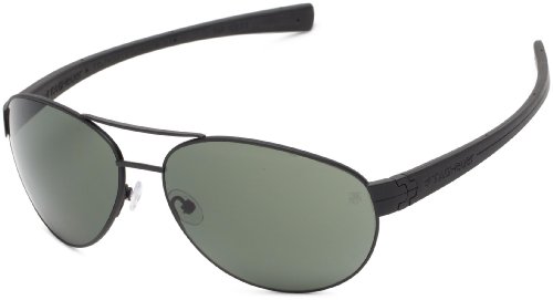 Tag Heuer LRS 253 301 Aviator Sunglasses, Black, 62 mm