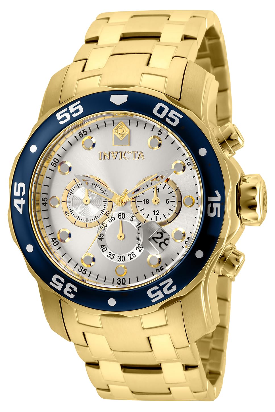 Invicta Men's 80067 Pro Diver Analog Display Swiss Quartz Gold Watch