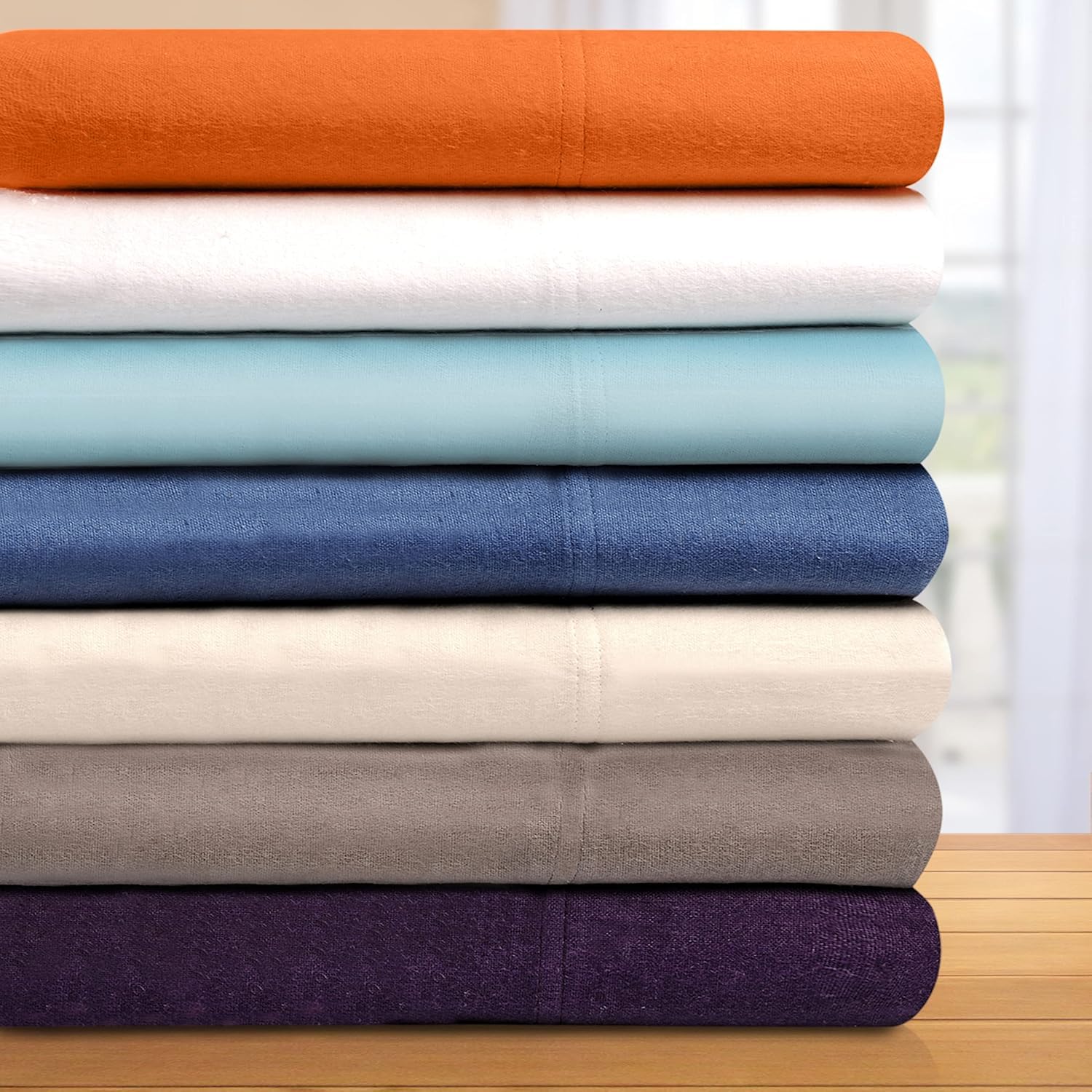 SUPERIOR Flannel-SH Sheet Set, Full, Ivory