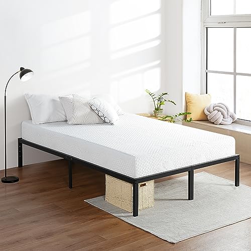 Olee Sleep Queen Mattress, 8 Inch Gel Memory Foam Mattress, Gel Infused for Comfort and Pressure Relief, CertiPUR-US Certified, Bed-in-a-Box, Medium Firm, Queen Size