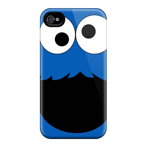 Scratch Resistant Hard Phone Case For Iphone 6 (HVu9496HWPm) Custom Trendy Cookie Monster Pictures