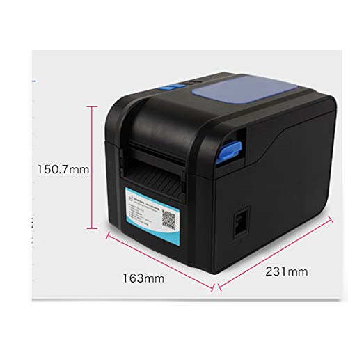 N/A Label Printer Barcode Printer Thermal Receipt Bill Bar Code QR Code Sticker Machine 20mm-80mm