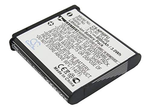 VINTRONS Replacement Battery for Fuji FinePix X10 (800mAh/3.0Wh)