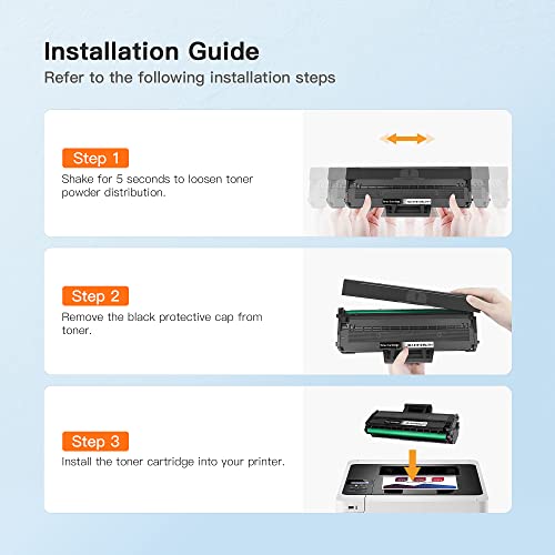 E-Z Ink (TM Compatible Toner Cartridge Replacement for Samsung MLT-D101S 101S MLTD101S to use with ML-2166W ML-2160 ML-2165 SCX-3405W ML-2165W SCX-3405FW SCX-3400 SCX-3401FH SF-760P Printer (3 Black)