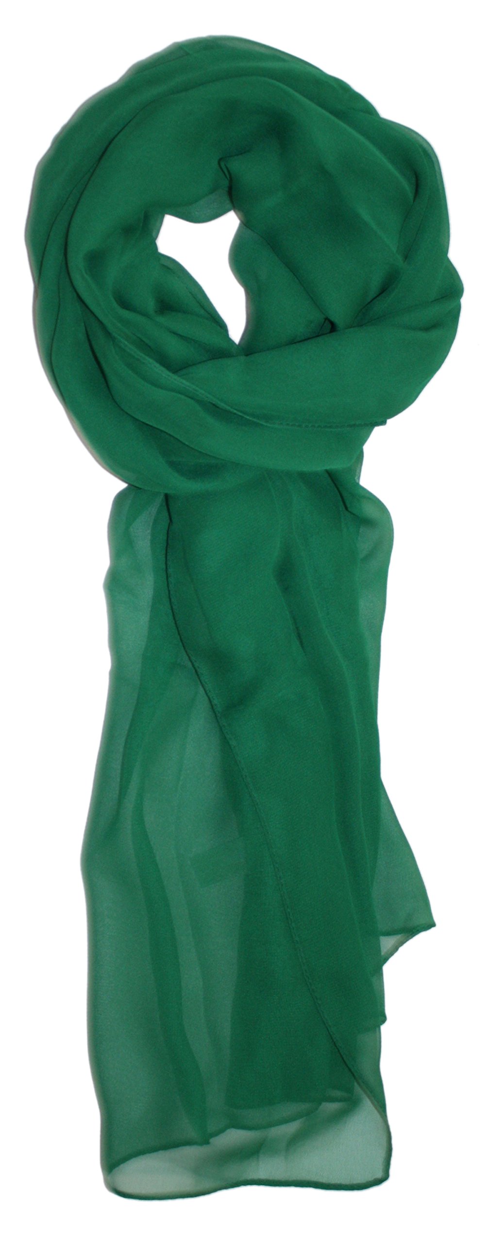 Ted and Jack - Solid Silk Lightweight Accent Scarf (Green)