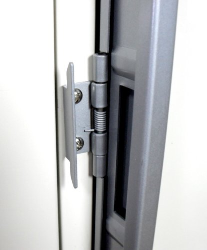 File Cabinet Locking Bar. Fits 4 Drawer File Cabinets. Includes Cobalt Drill Bit. (Gray)