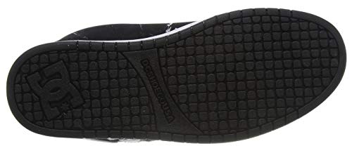 DC Men's Court Graffik Casual Low Top Skate Shoe Sneaker Skateboarding, Black, 11.5