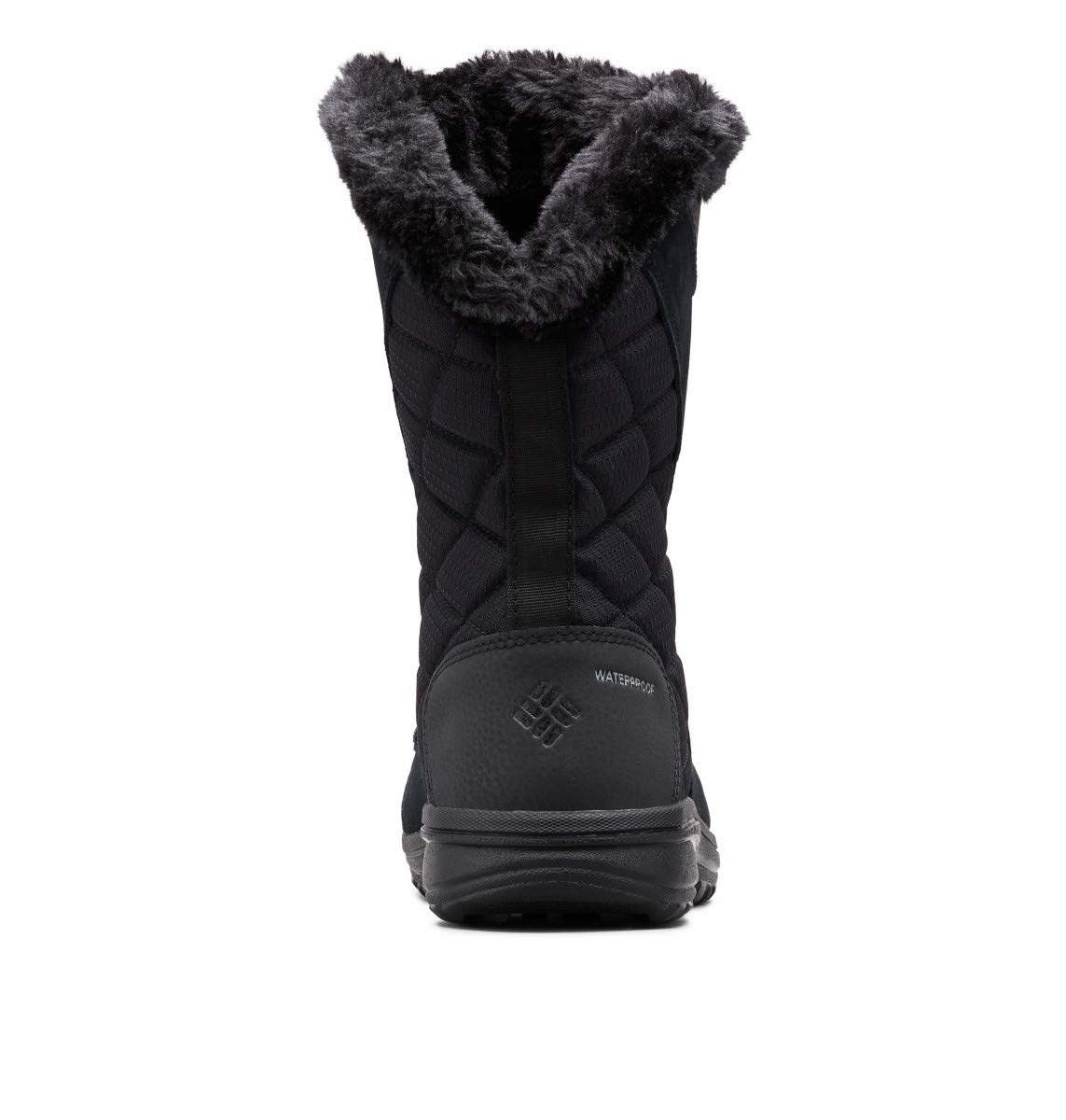 Columbia Women's Ice Maiden II Snow Boot, Black/Columbia Grey, 10 M US
