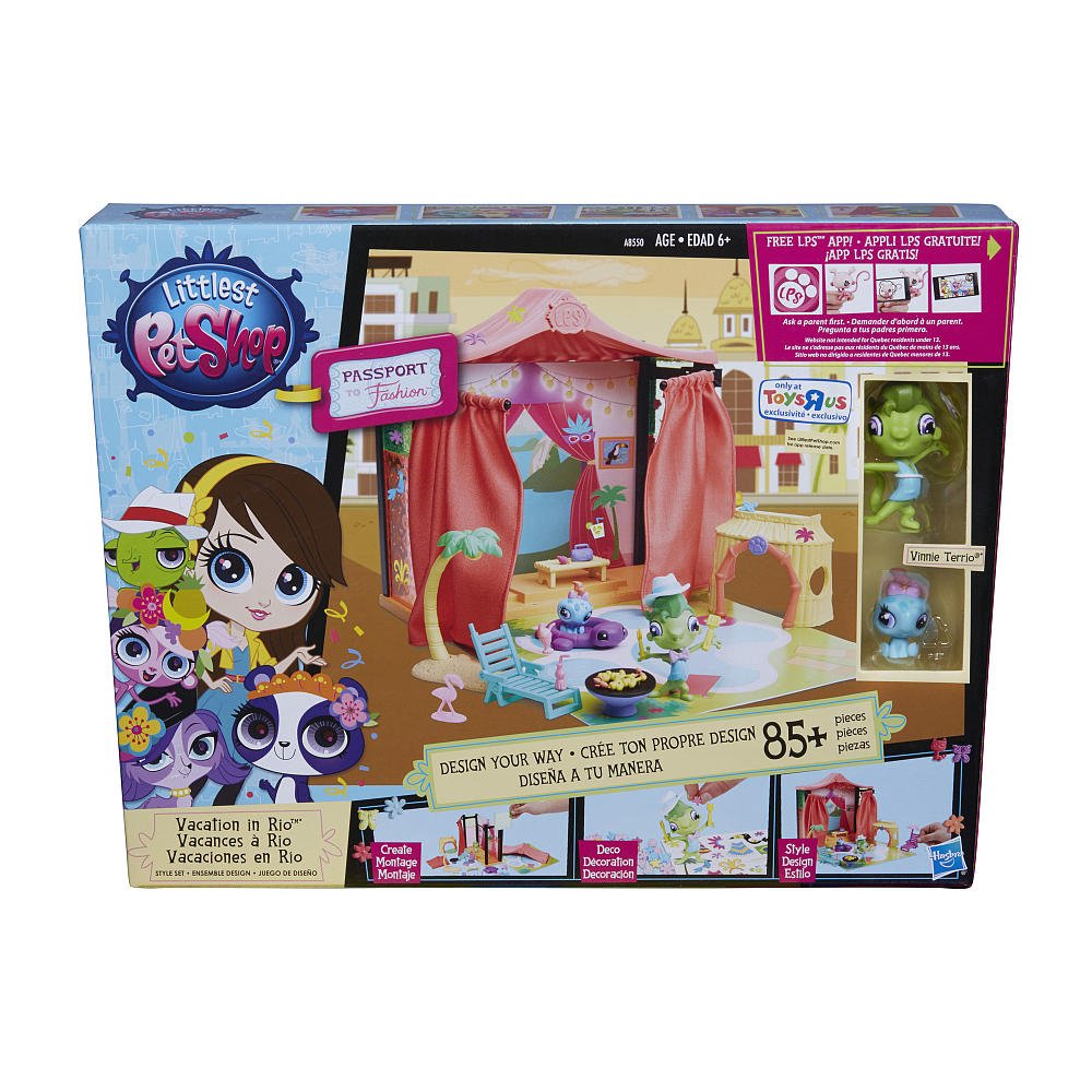 Littlest Pet Shop Vacation in Rio Style Set