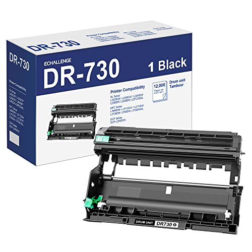 DR730 DR 730 Compatible Drum Unit 1-Pack (NOT Toner) Replacement for Brother DR730 Compatible with HL-L2350DW HL-L2395DW HL-L2390DW HL-L2370DWXL MFC-L2750DW MFC-L2710DW DCP-L2550DW Printer